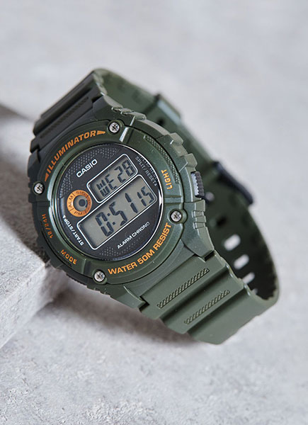 CASIO W-216H-3B - Sat Trade